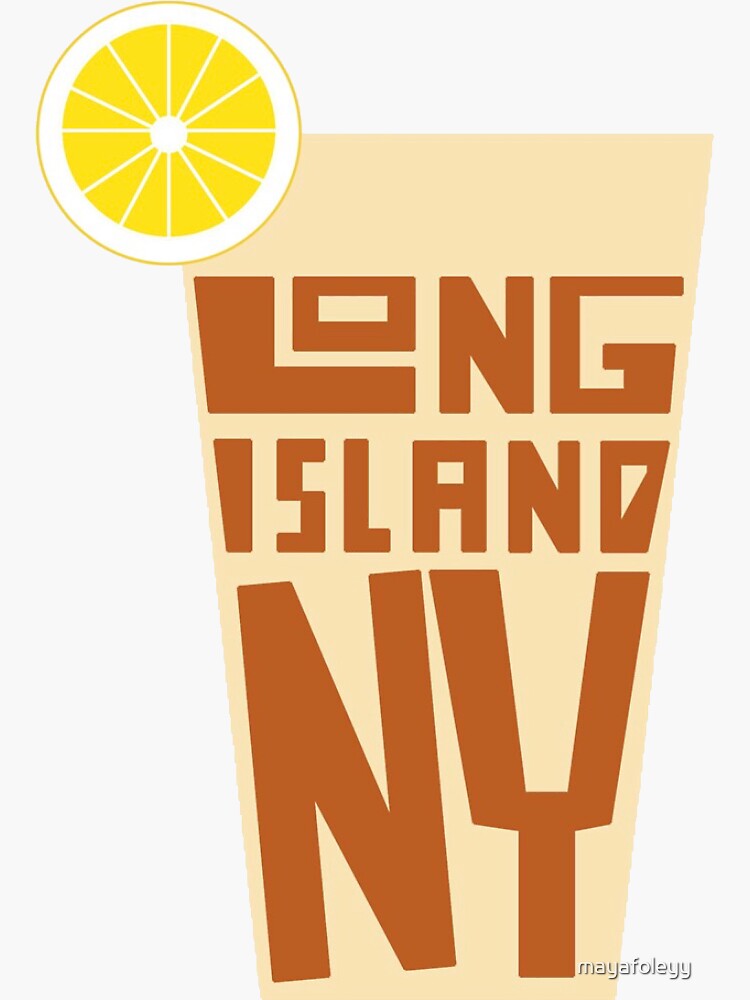 "Long Island New York " Sticker for Sale by mayafoleyy | Redbubble