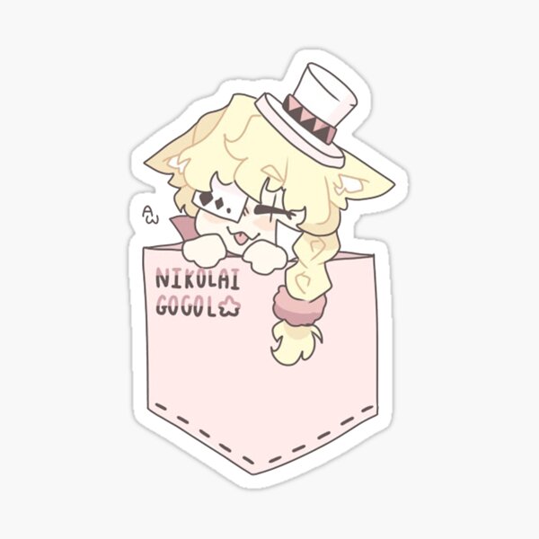 "Tasche Nikolai" Sticker von AwkwardWish | Redbubble