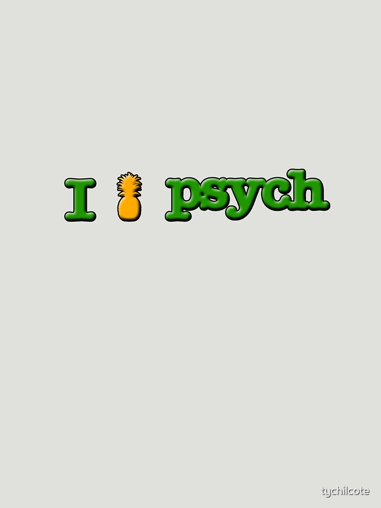 "I Love Psych Design" T-shirt for Sale by tychilcote | Redbubble | love ...