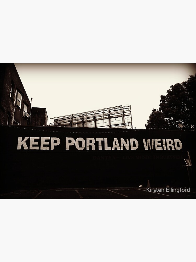 "Keep Portland Weird" Postcard for Sale by Kirsten Ellingford | Redbubble