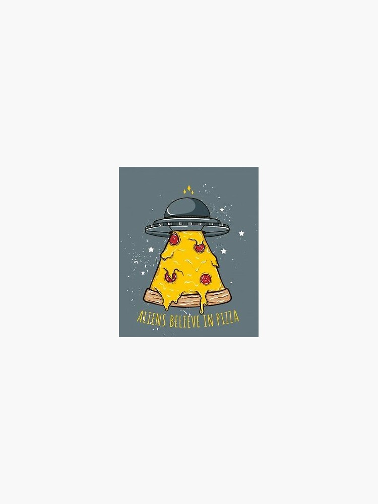 "alien pizza" Sticker by 86abul | Redbubble