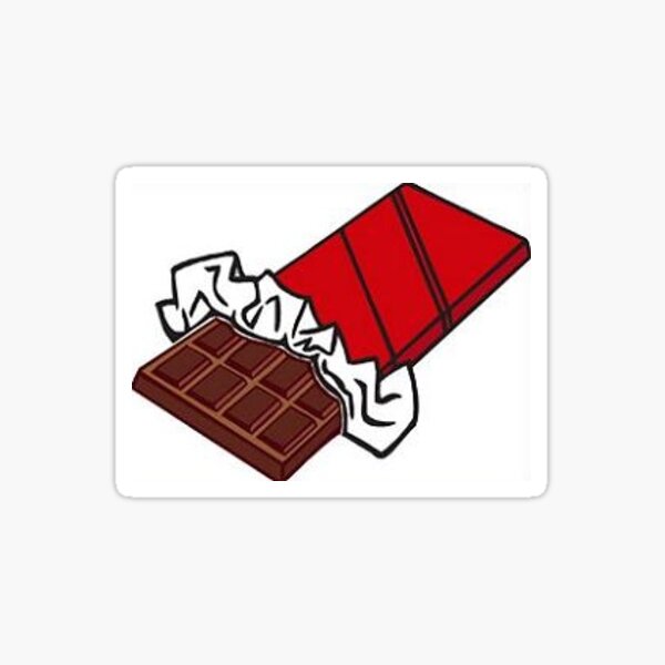 "Chocolate bar" Sticker for Sale by samanthacampo | Redbubble