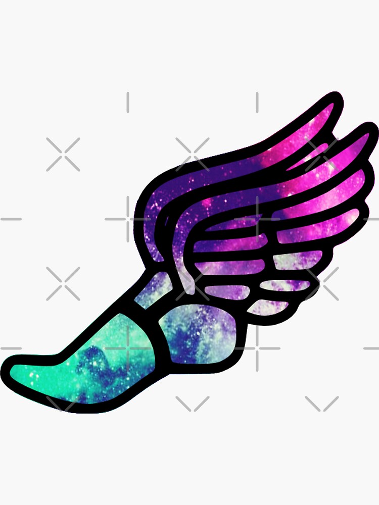 "Galaxy Track Logo" Sticker by AllisonDawn15 | Redbubble
