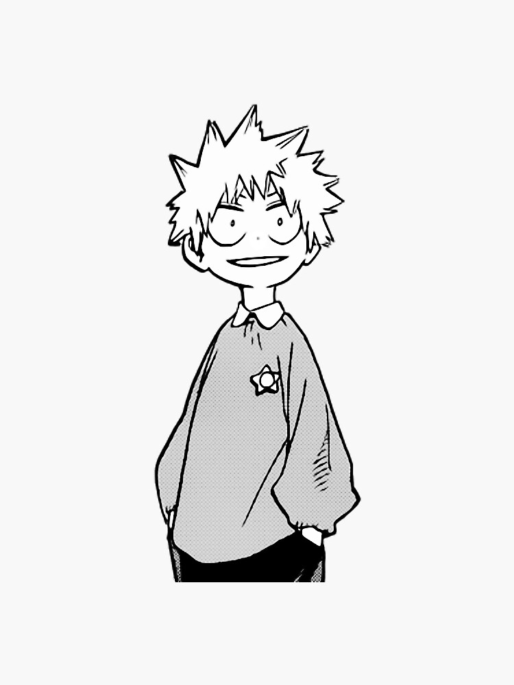 "Kid Katsuki Sticker" Sticker for Sale by bnha | Redbubble