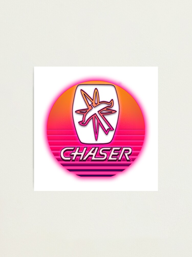 "Toyota Chaser Outrun Logo" Photographic Print for Sale by lithoman2 ...