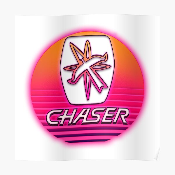 "Toyota Chaser Outrun Logo" Poster for Sale by lithoman2 | Redbubble