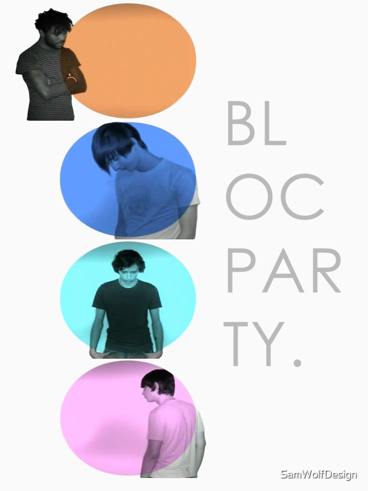 "BLOC PARTY BANQUET" T-shirt for Sale by SamWolfDesign | Redbubble ...