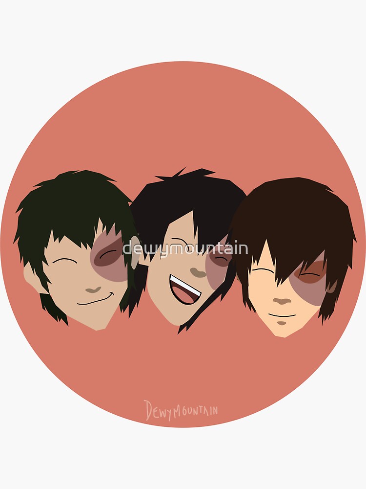"Zuko Smiling - ATLA" Sticker for Sale by dewymountain | Redbubble