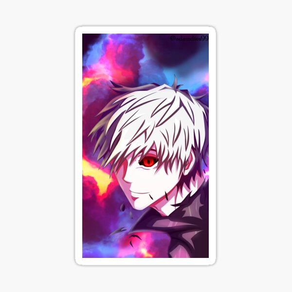 "Kaneki Tokyo Ghoul" Sticker for Sale by Manasmojojojo | Redbubble