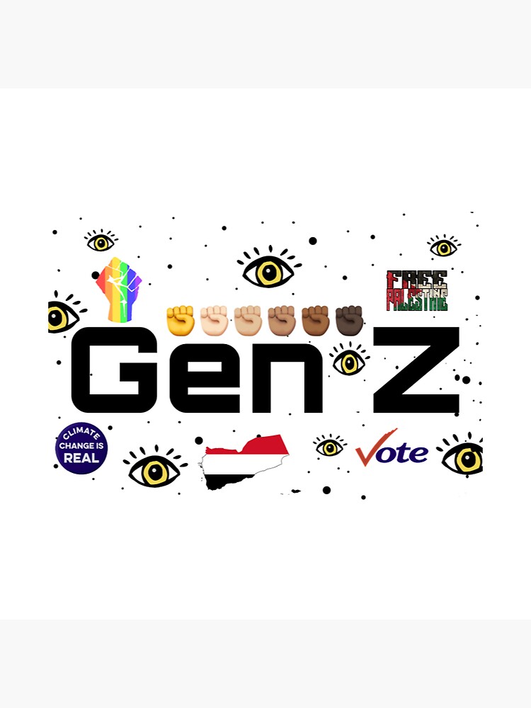 "Gen Z" Sticker for Sale by Soccerfan504 | Redbubble