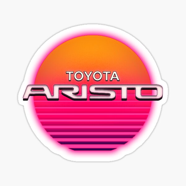 "Toyota Aristo Outrun Emblem" Sticker for Sale by lithoman2 | Redbubble