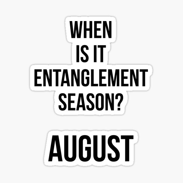 "Entanglement" Sticker by intheorykid | Redbubble