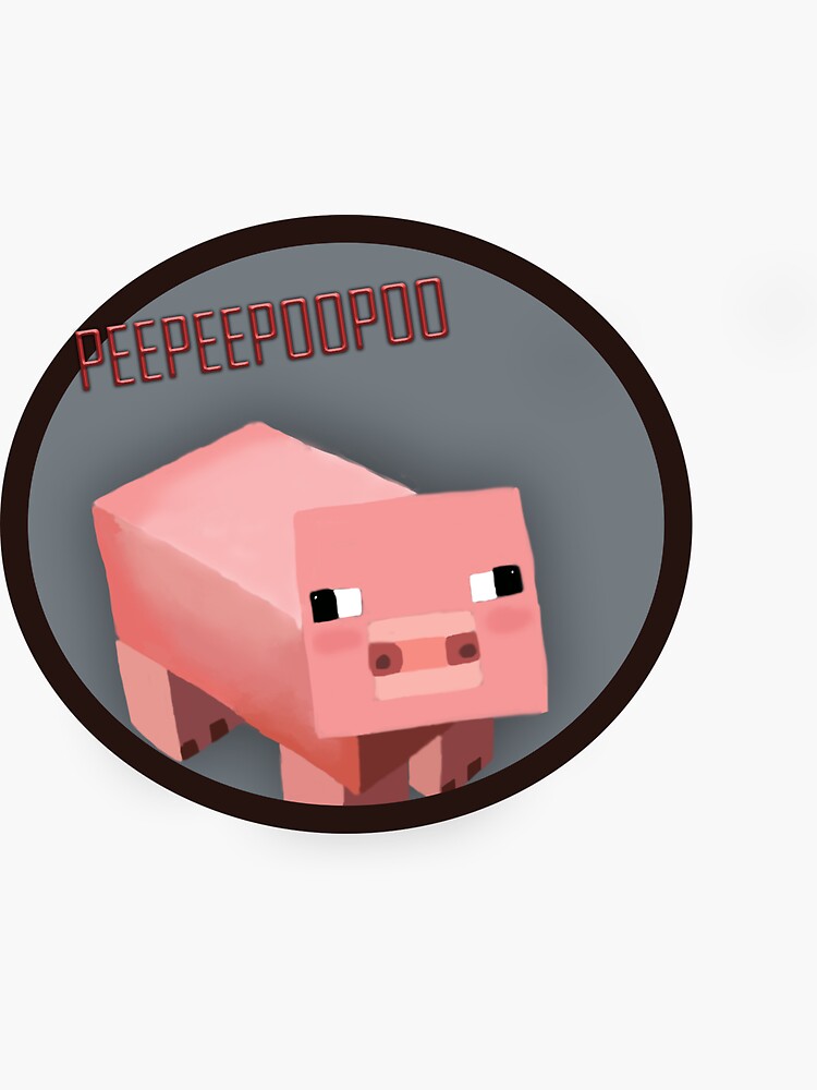 "Peepeepoopoo" Sticker by JodieScrimshaw | Redbubble