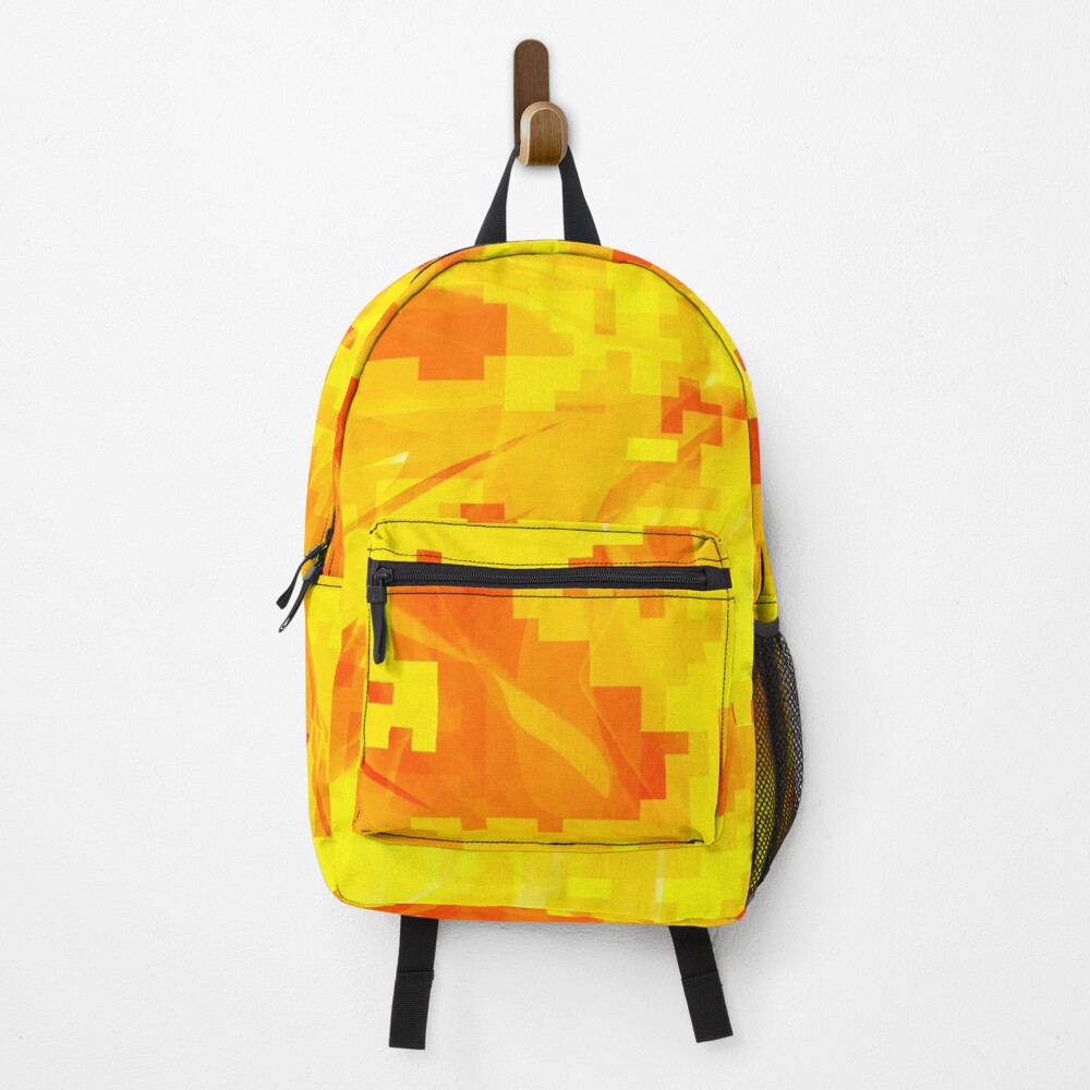 "Camouflage Pattern - Neon Fluorescent Orange" Backpack by Cactus ...