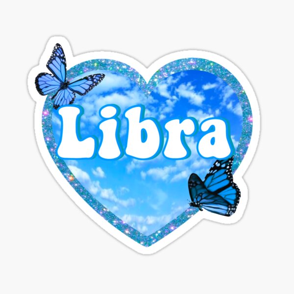 "Libra zodiac sign " Sticker by angelslover | Redbubble