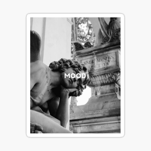 "MOOD" Sticker by DELSEN | Redbubble