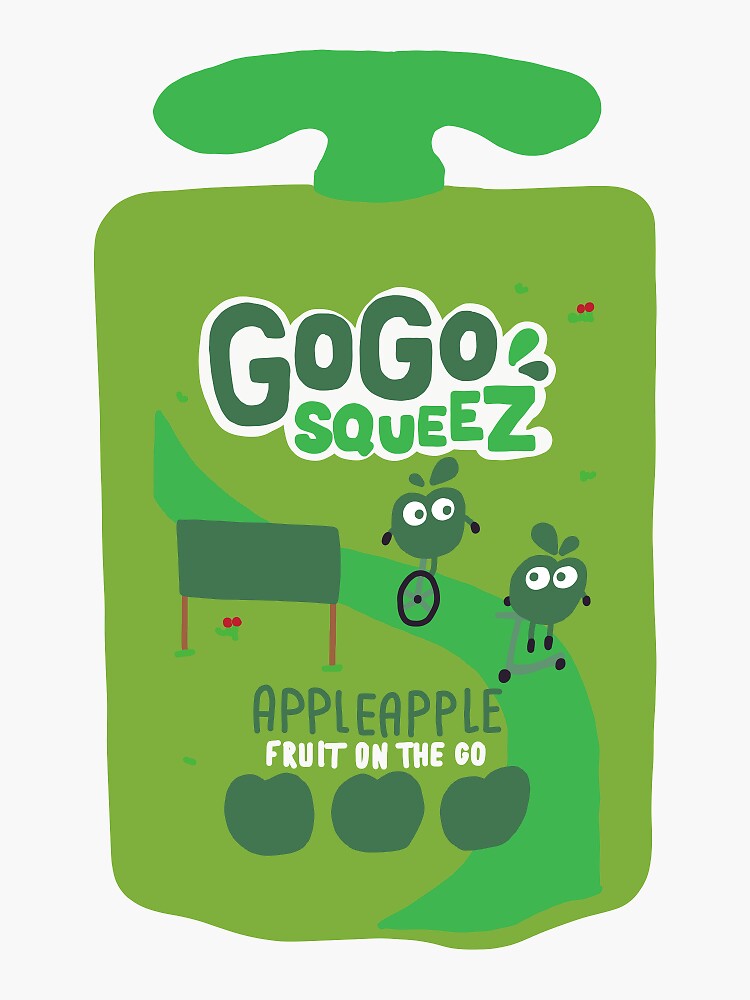 "Go Go Squeeze Sticker" Sticker by Aerickson628 | Redbubble