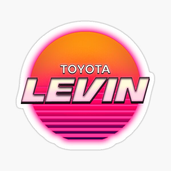 "Toyota Levin Outrun Emblem" Sticker for Sale by lithoman2 | Redbubble