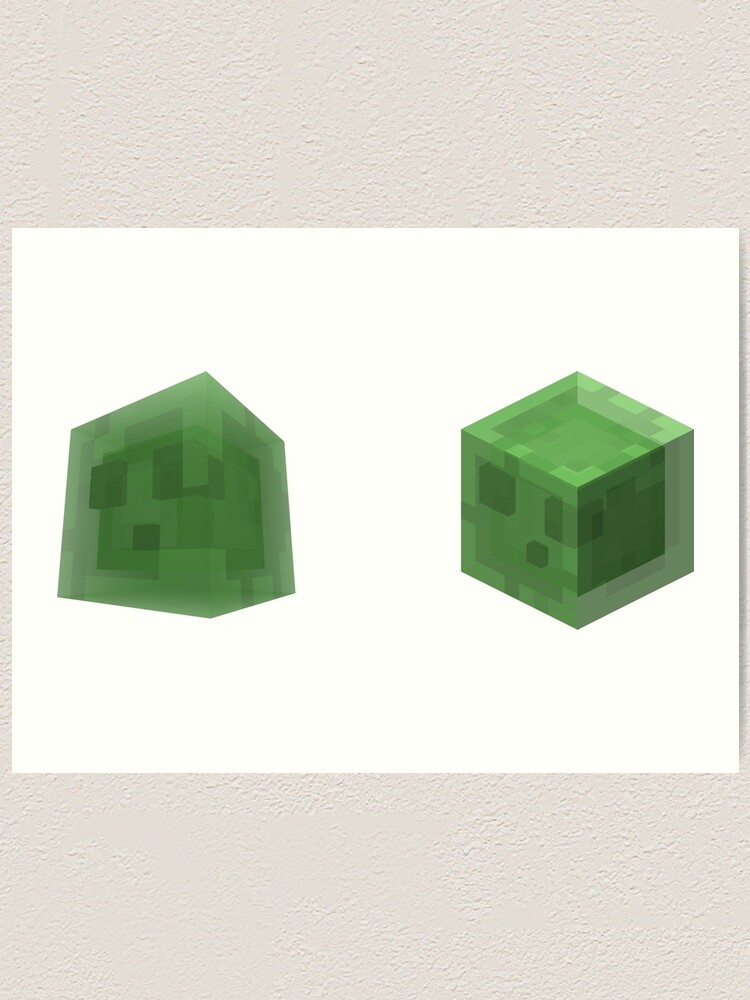 "Minecraft Slime Sticker Pack" Art Print for Sale by Lumared | Redbubble