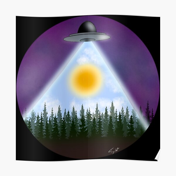 "Alien Illusion" Poster for Sale by ArtByTorey | Redbubble