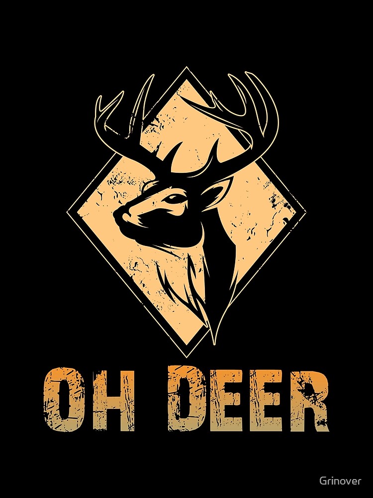 "Oh ein Reh lustiges wahres Shirt Design" Tuch von Grinover | Redbubble