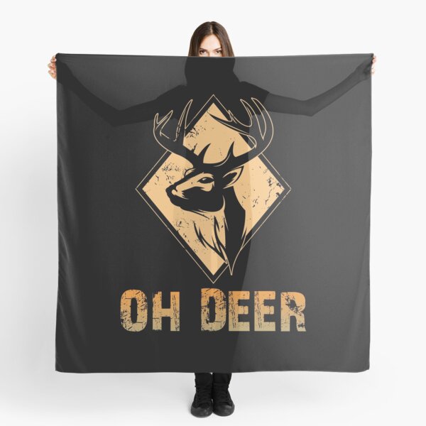 "Oh ein Reh lustiges wahres Shirt Design" Tuch von Grinover | Redbubble