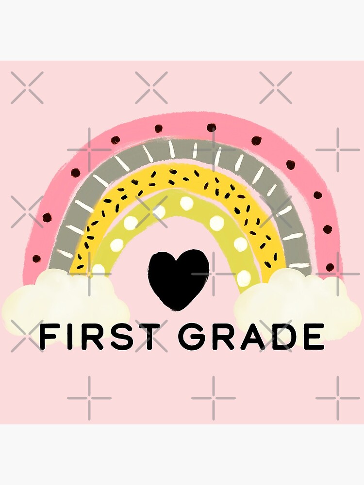 "Rainbow First Grade" Poster by JavierShih | Redbubble