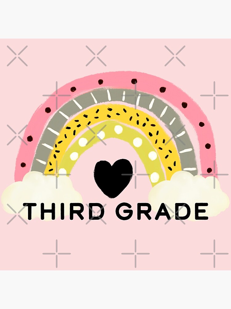 " Rainbow Third Grade" Poster by JavierShih | Redbubble