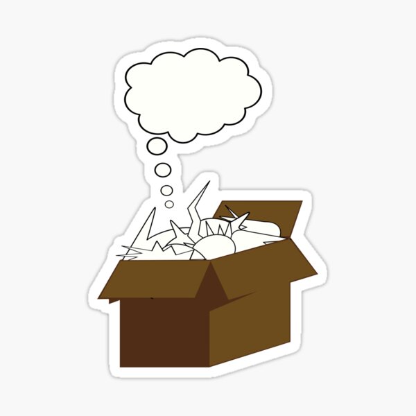 "Think" Sticker for Sale by punkinpearls | Redbubble