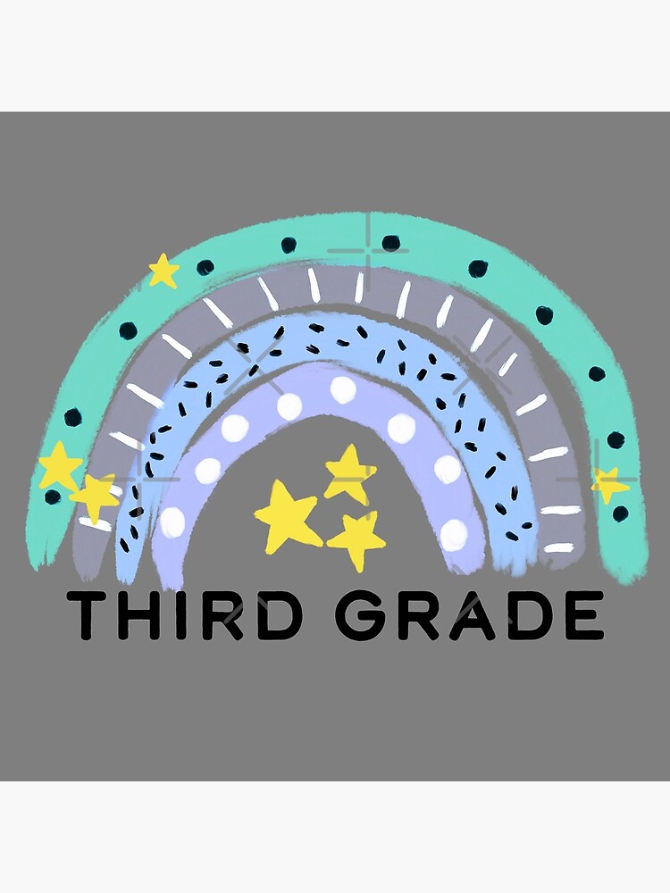 "Rainbow Third Grade" Poster by JavierShih | Redbubble