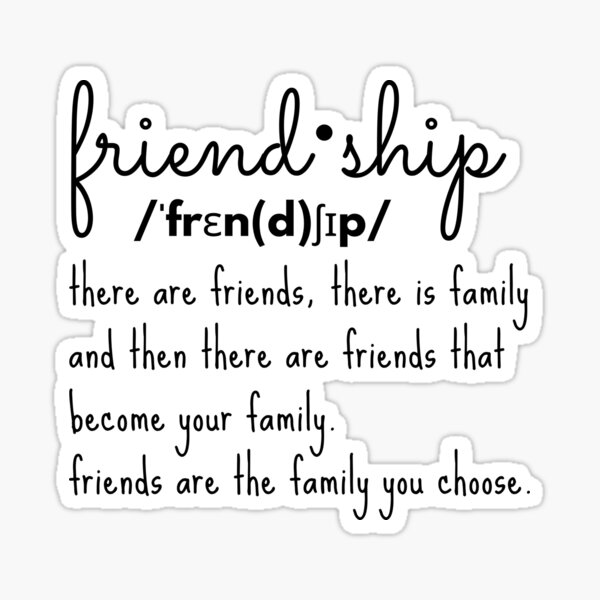 "Friendship quotes" Sticker for Sale by BeyondtheQuote | Redbubble