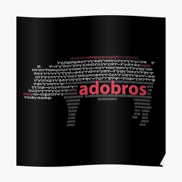 Póster «Receta Adobro Baboy» de higad123 | Redbubble