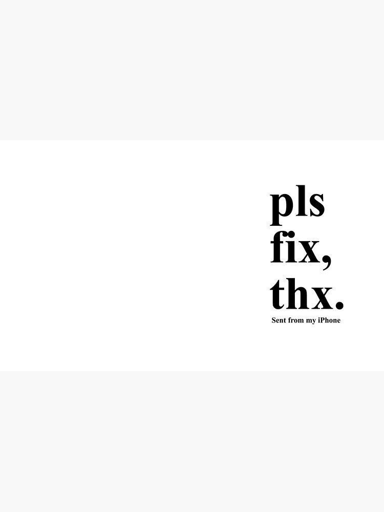 "pls fix, thx. (extended)" Coffee Mug for Sale by Rogervdb | Redbubble