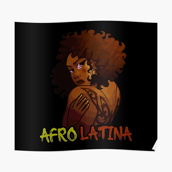 Afro Latina Wall Art | Redbubble