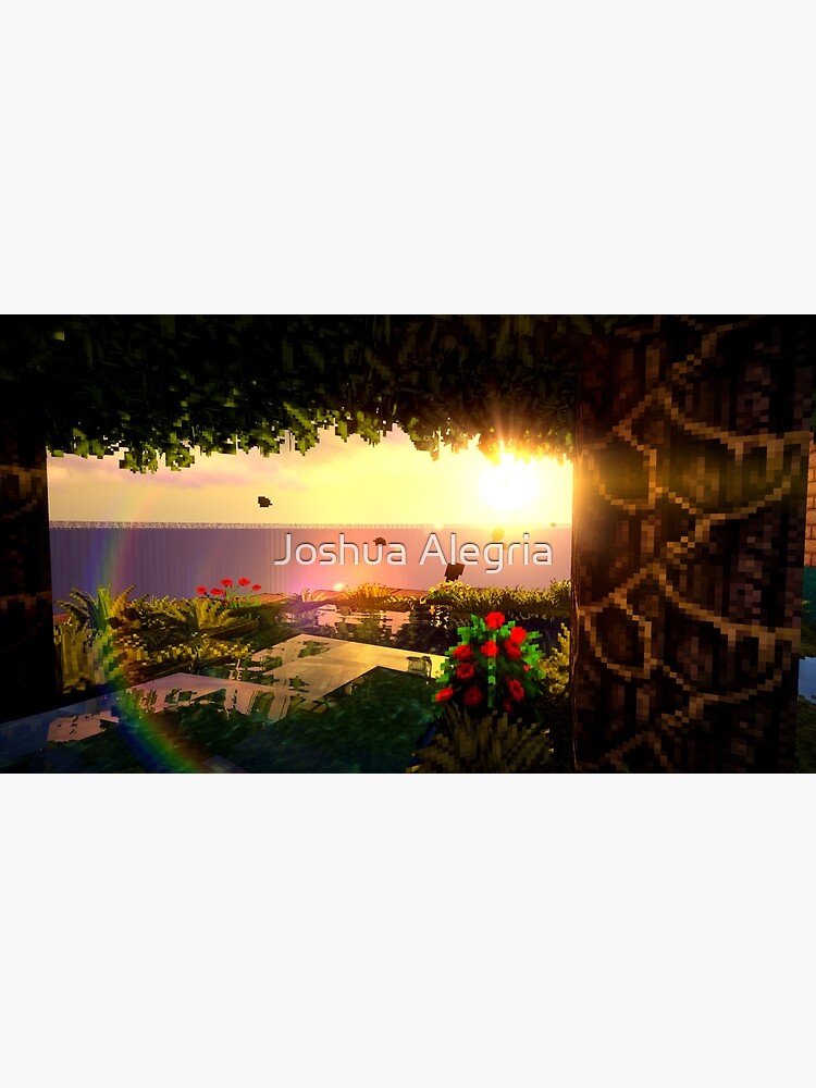 "Minecraft Shader Picture" Poster by Opptitronica | Redbubble