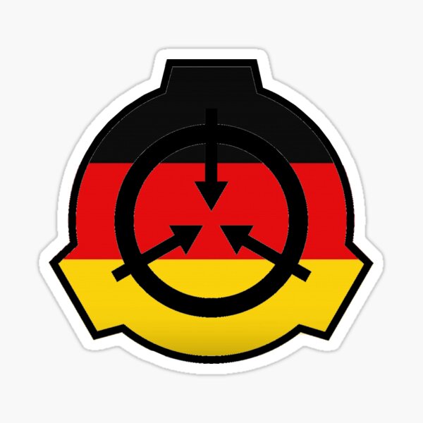 "SCP Foundation: German Branch" Sticker for Sale by ennio01 | Redbubble
