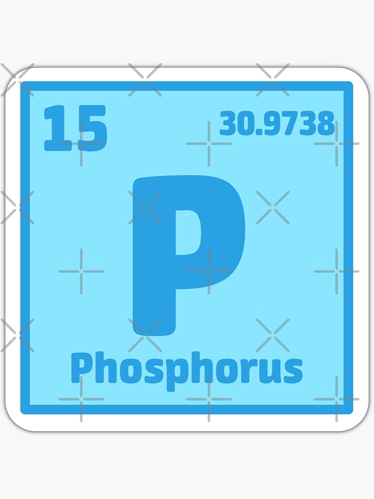 "Element Phosphorus Sticker" Sticker for Sale by FinnicusMertens ...