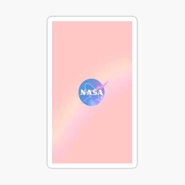 "Pink Nasa " Sticker for Sale by y0n1n1 | Redbubble