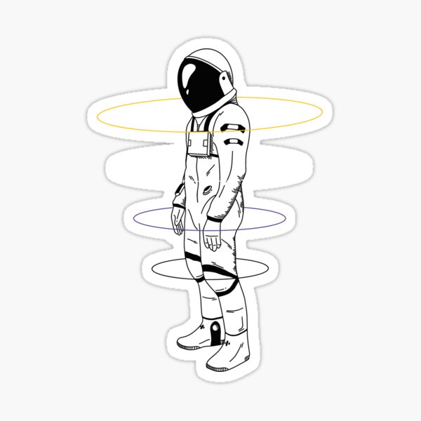 "Subtle Non Binary Astronaut LGBTQ+ Pride" Sticker for Sale by illuniz ...