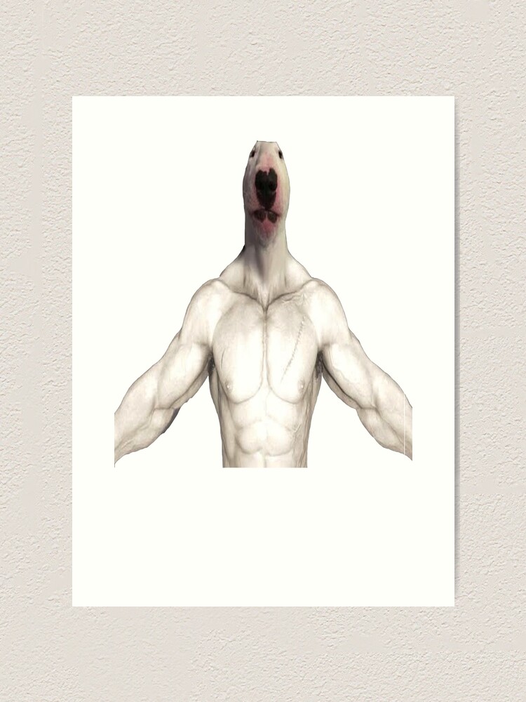 "Buff Walter The Dog Walter Dog Lovers Funny Meme T-shirts" Art Print for Sale by Anas777 ...