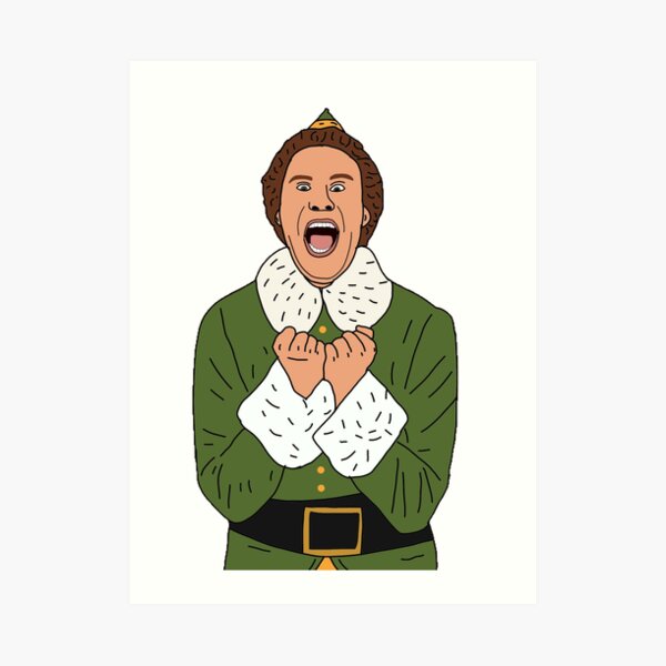 "Buddy the Elf" Art Print for Sale by rill280 | Redbubble