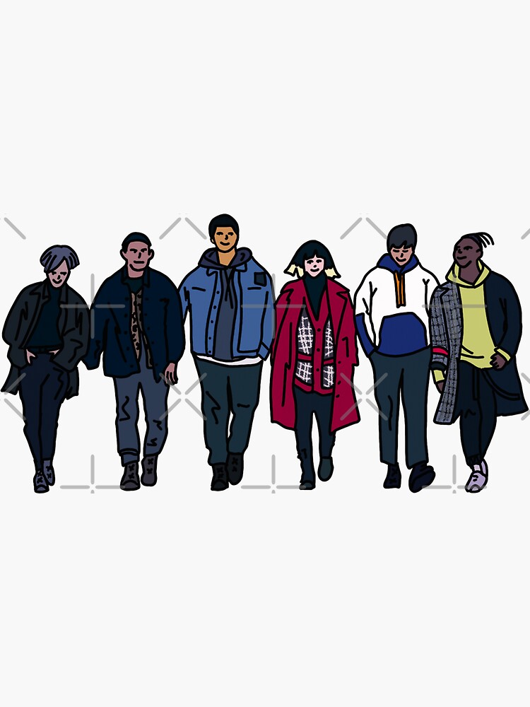 "Itaewon Class - Danbam crew" Sticker for Sale by stickercircle | Redbubble