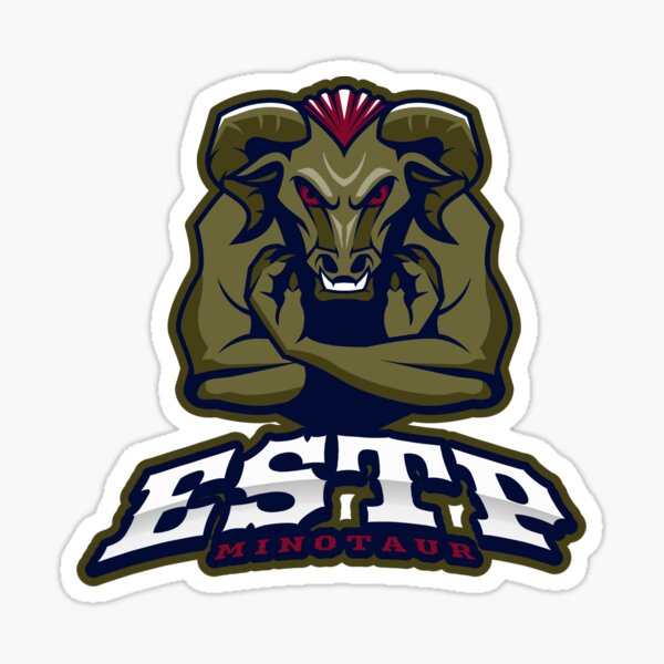 "Mythic Personas: ESTP" Sticker for Sale by JustMyTypeMBTI | Redbubble