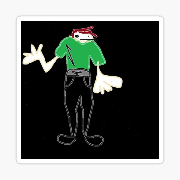 "Kikaindiwnsoaoa eow" Sticker for Sale by Hannahsparks66 | Redbubble