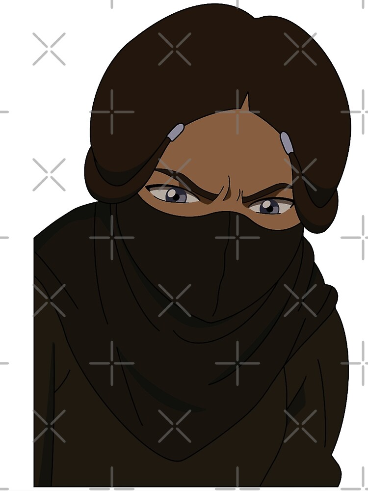 "katara from avatar wearing a mask" Poster by gwynethc | Redbubble