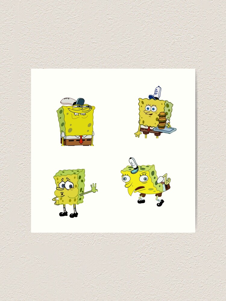 "Spongebob pack" Art Print for Sale by Joycechan20 | Redbubble