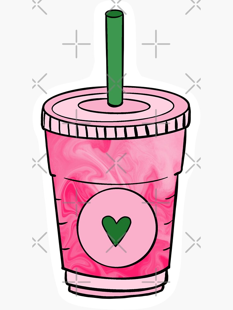"Pink Drink Starbucks-Inspired Sticker " Sticker for Sale by ...