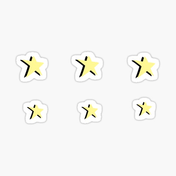 "Star sticker pack" Sticker for Sale by ElsaFrench | Redbubble