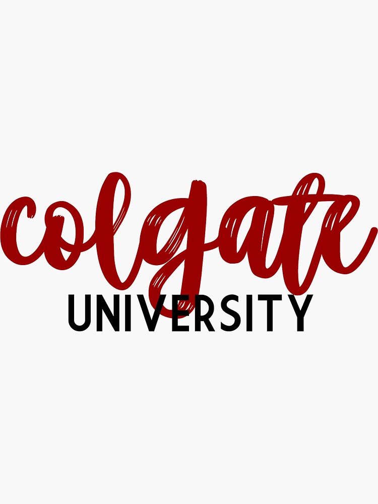"Colgate University" Sticker for Sale by alexisschofield | Redbubble