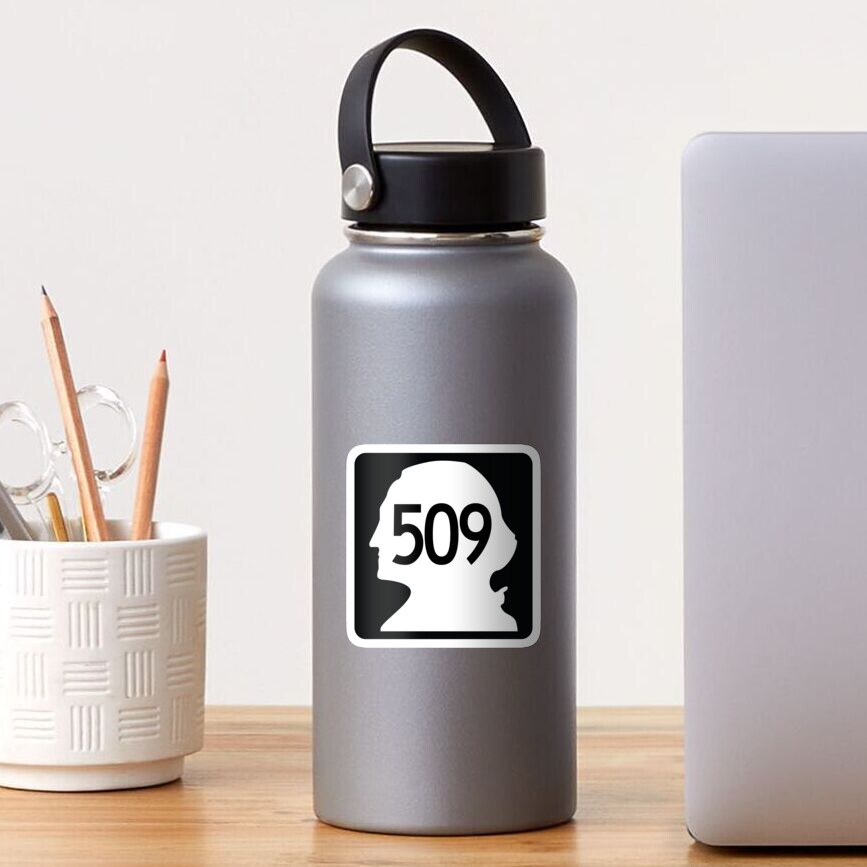 "Washington State Route 509 (Area Code 509)" Sticker for Sale by SRnAC ...